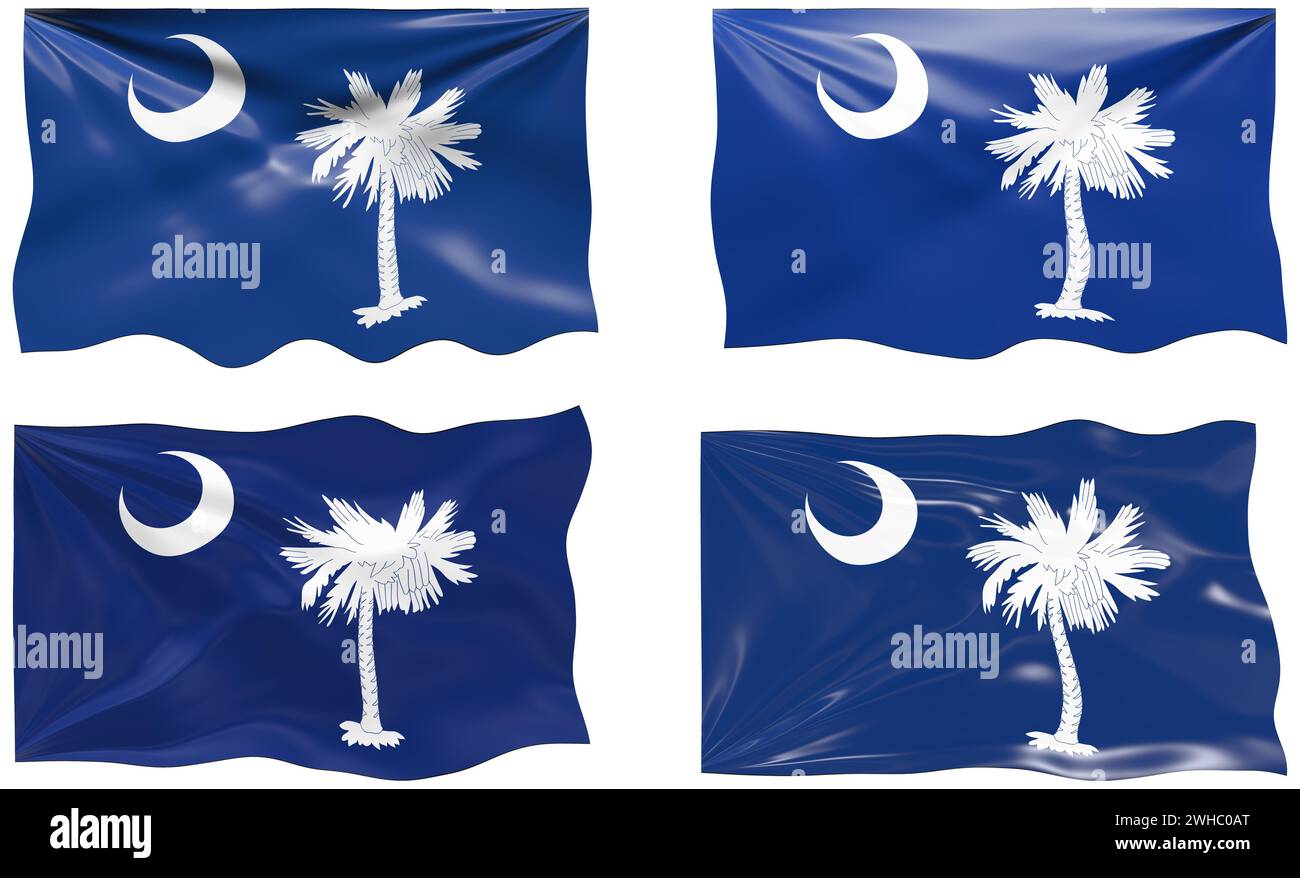 Flag of South Carolina Stock Photo - Alamy
