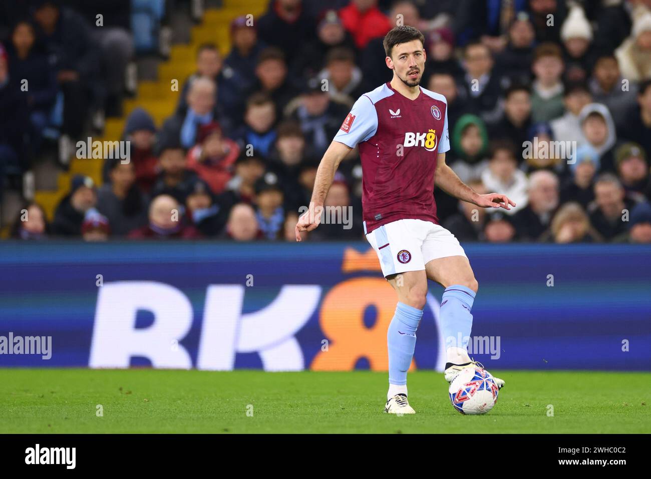 Clement Lenglet of Aston Villa during the Emirates FA Cup Fourth Round ...