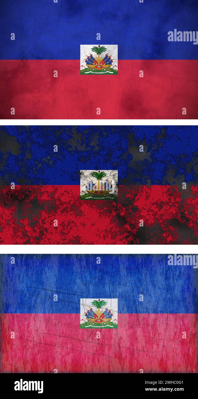 Flag of Haiti Stock Photo - Alamy