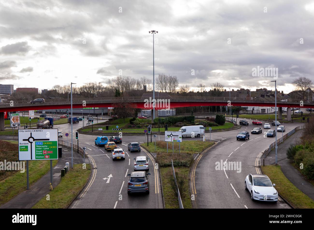 Hanley - one of the Six Towns of Stoke-on-Trent.City Centre Stoke on ...