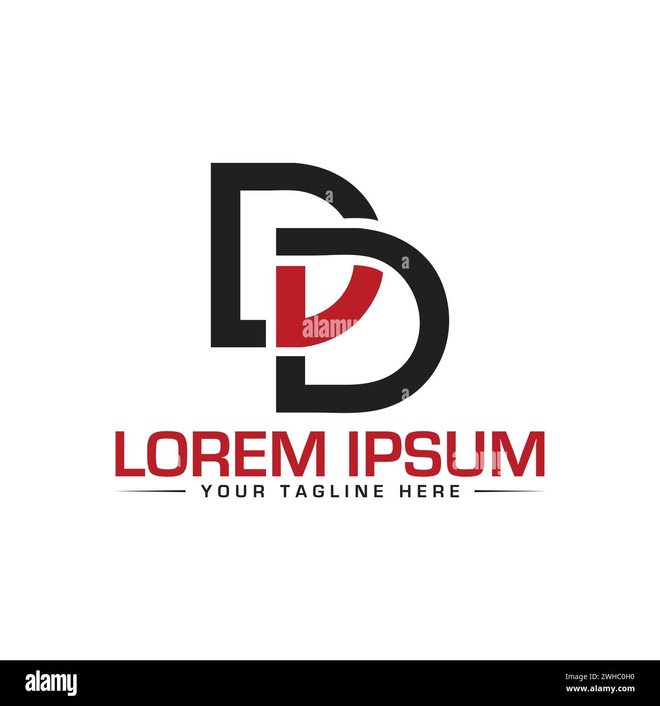 DVD Letter Logo Design. Professional DVD Logo Design Stock Vector Image ...