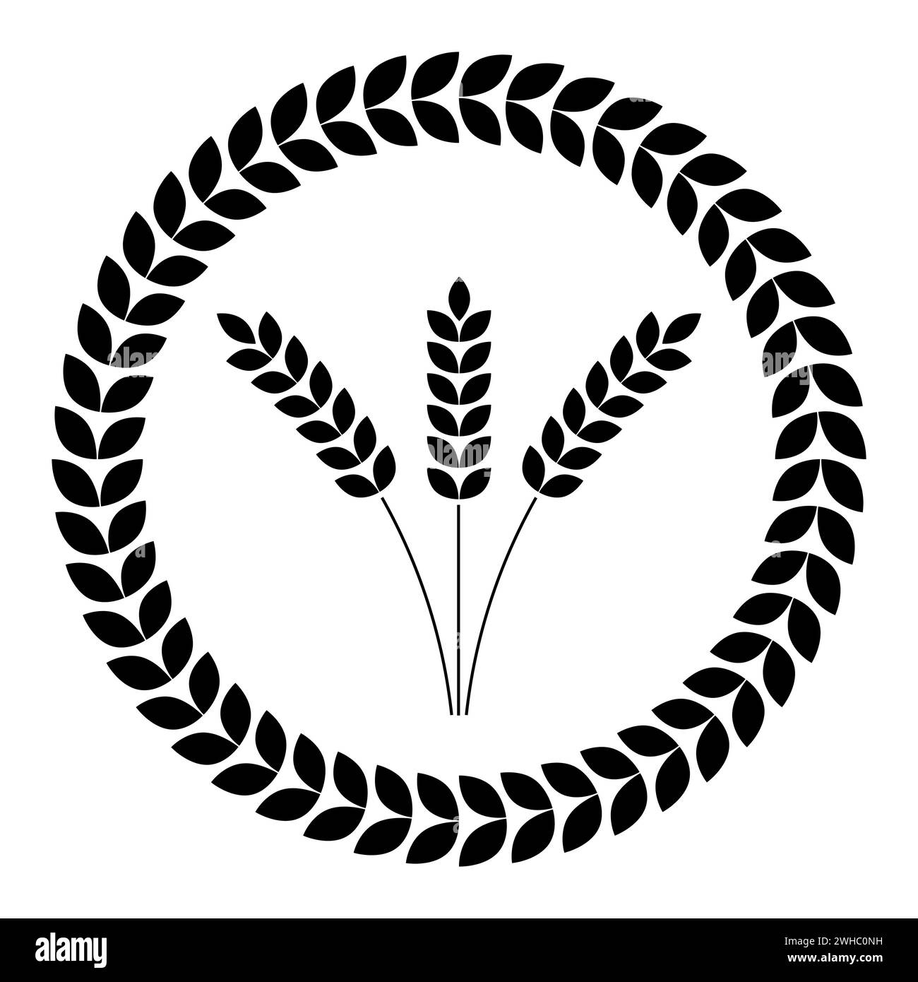 Grain sheaf Black and White Stock Photos & Images - Alamy