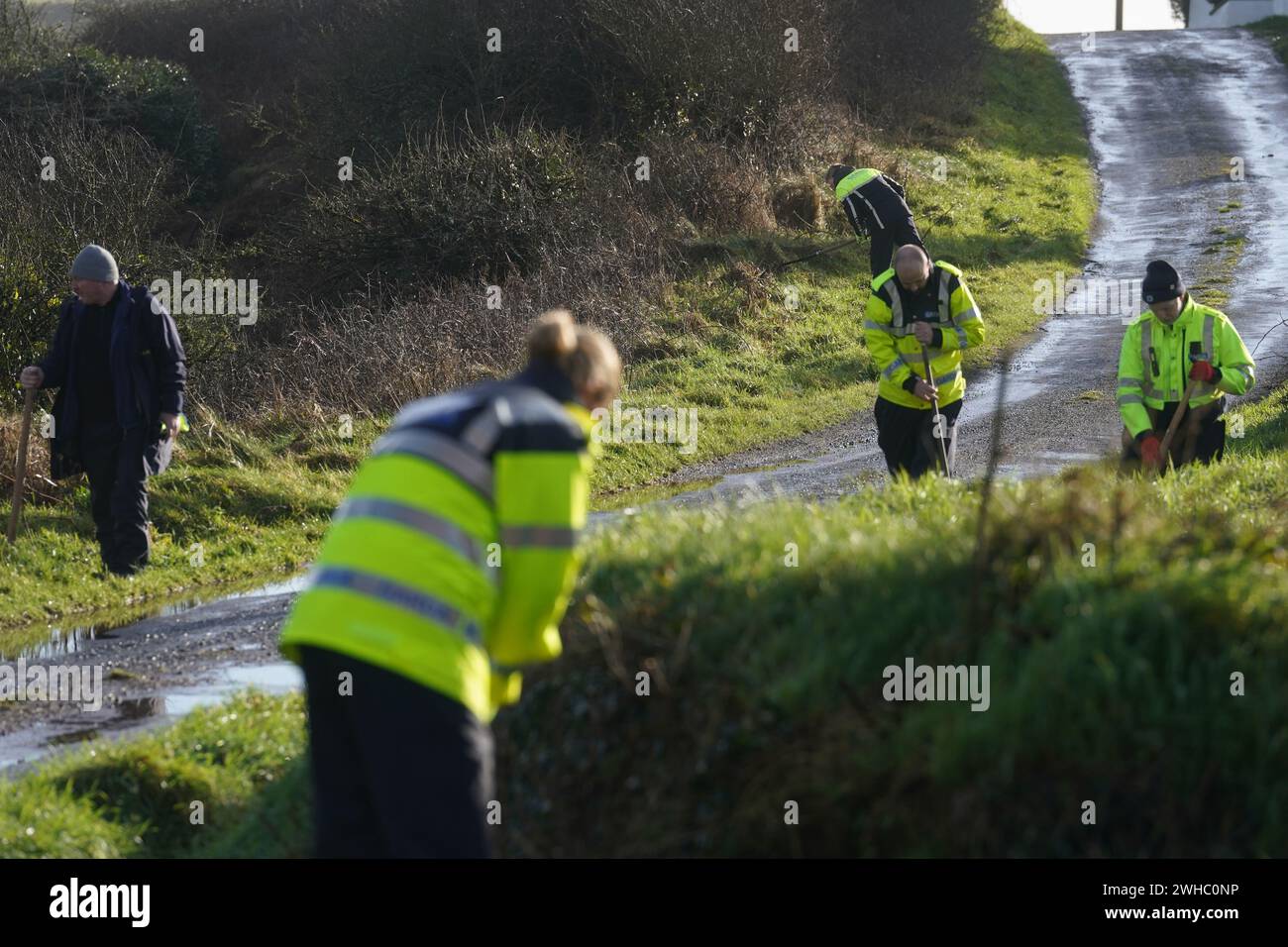 Garda search close to the scene in the Rathmoylan area of Dunmore East ...