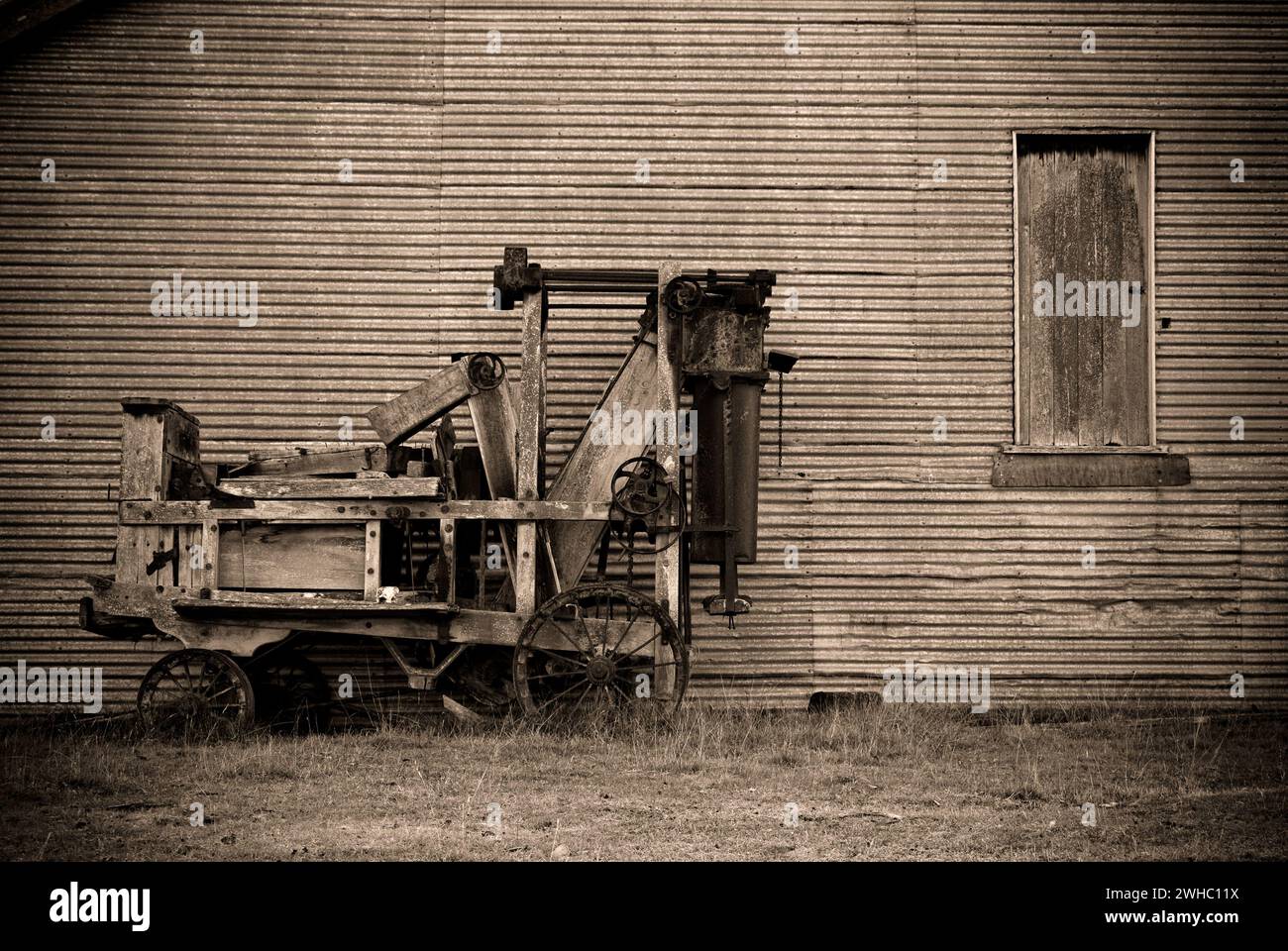 Old baler hi-res stock photography and images - Alamy