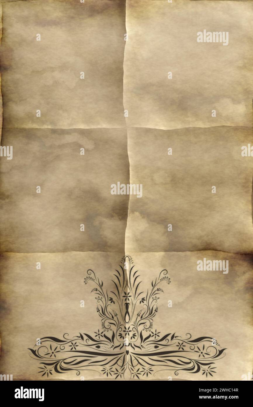 Rubbed paper hi-res stock photography and images - Alamy