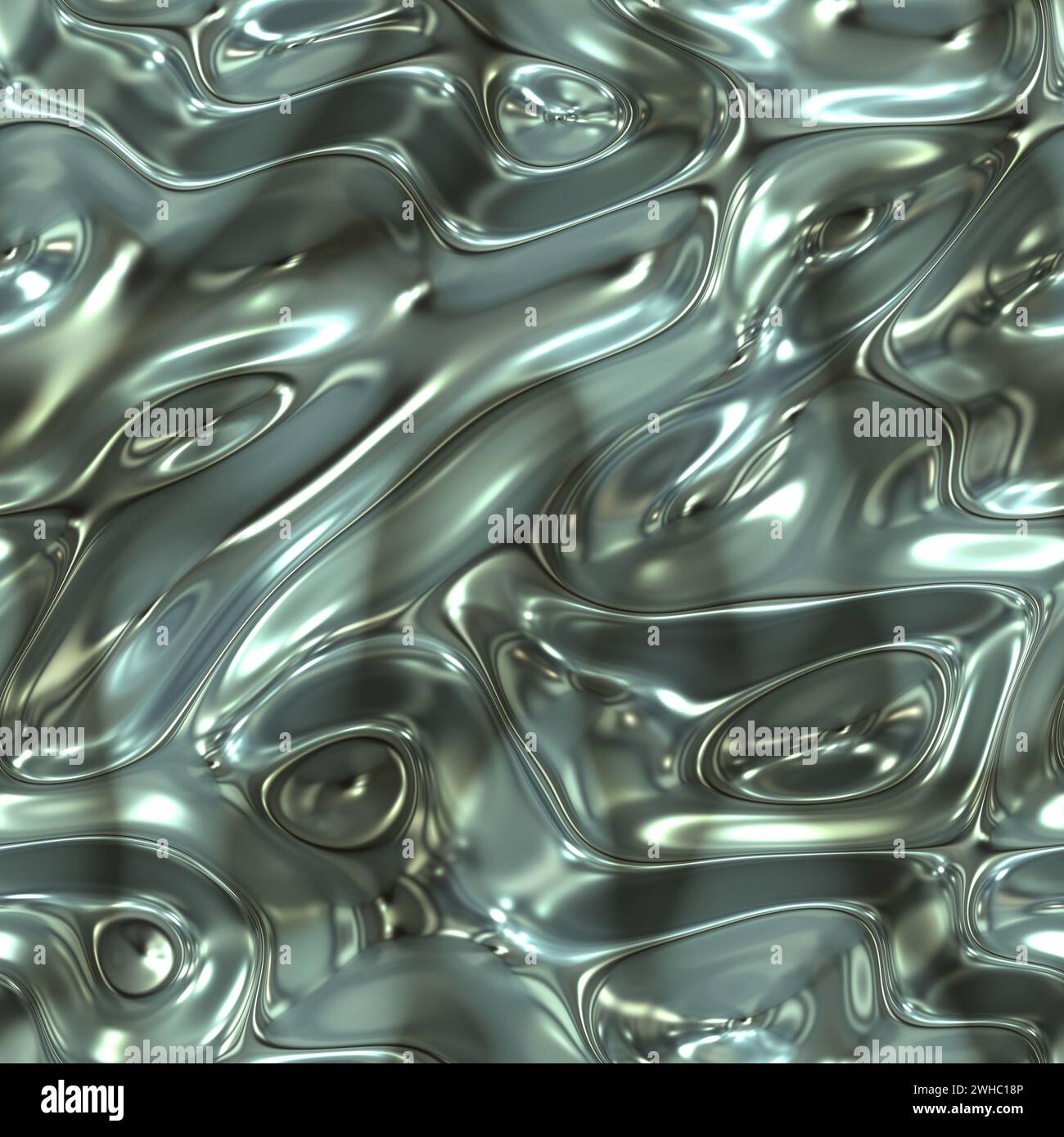 Liquid silver flowing hi-res stock photography and images - Alamy