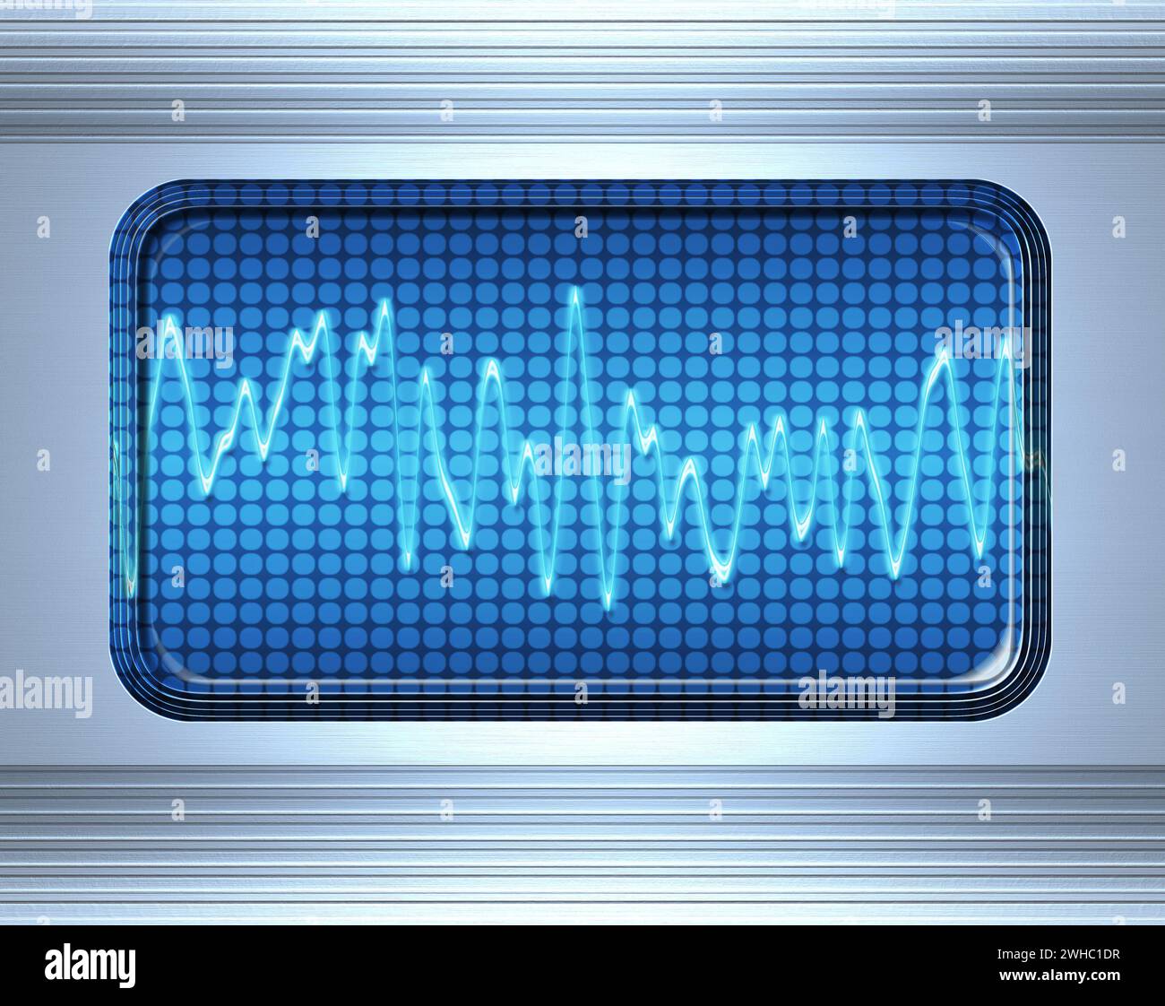 Sound wave panel Stock Photo - Alamy