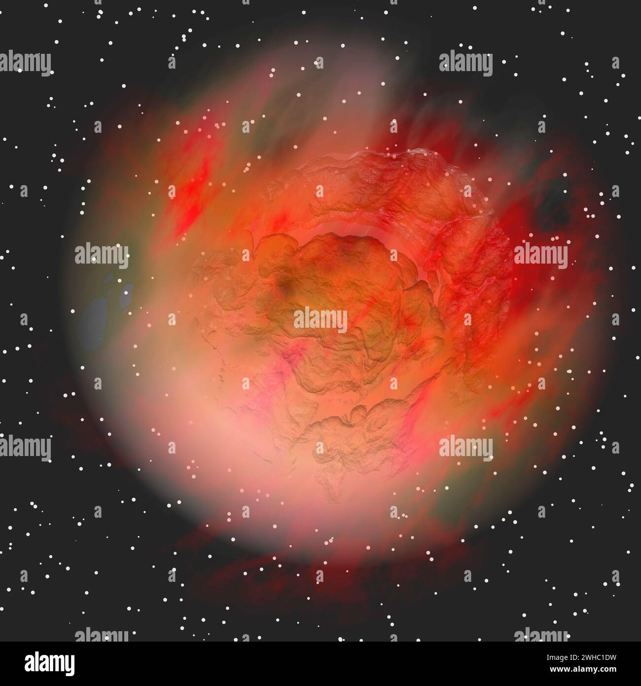 Falling asteroid hi-res stock photography and images - Alamy