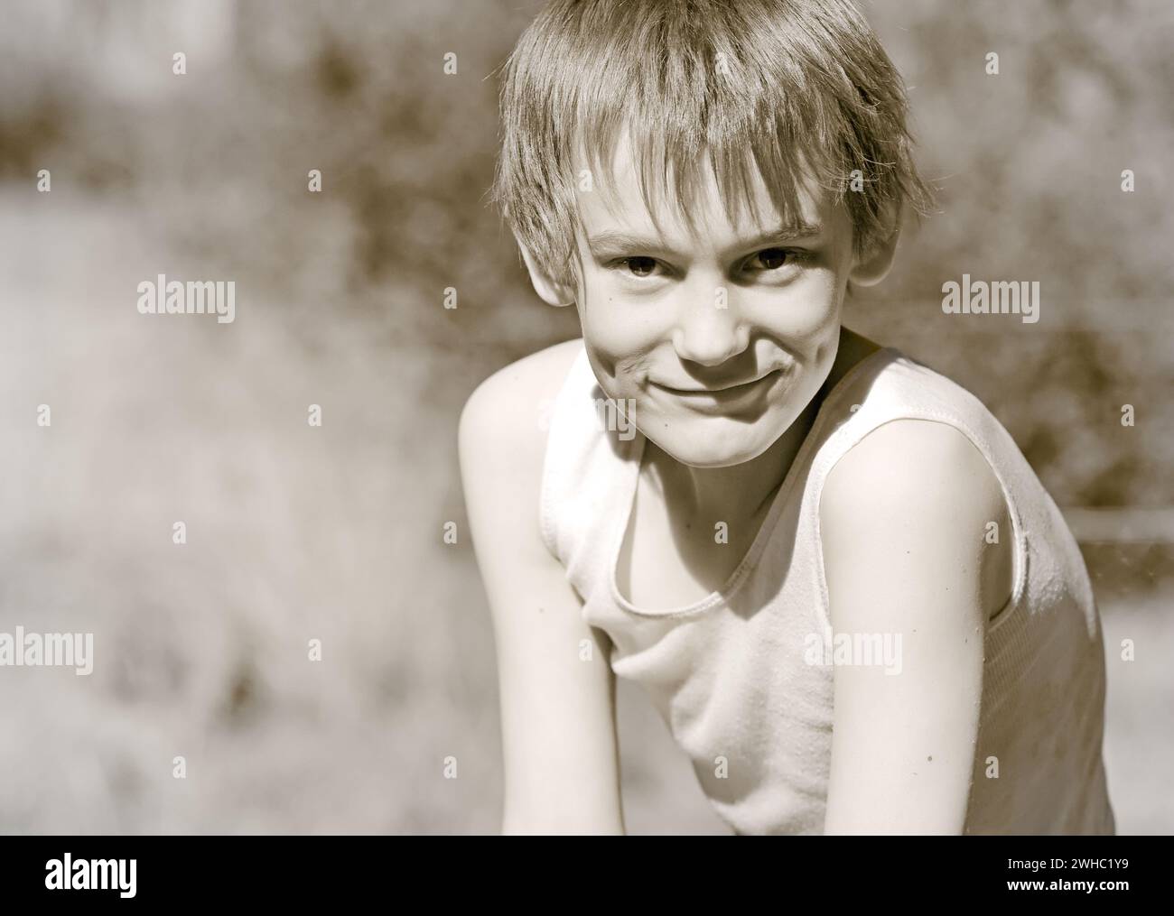 Old photo of a boy Stock Photo - Alamy