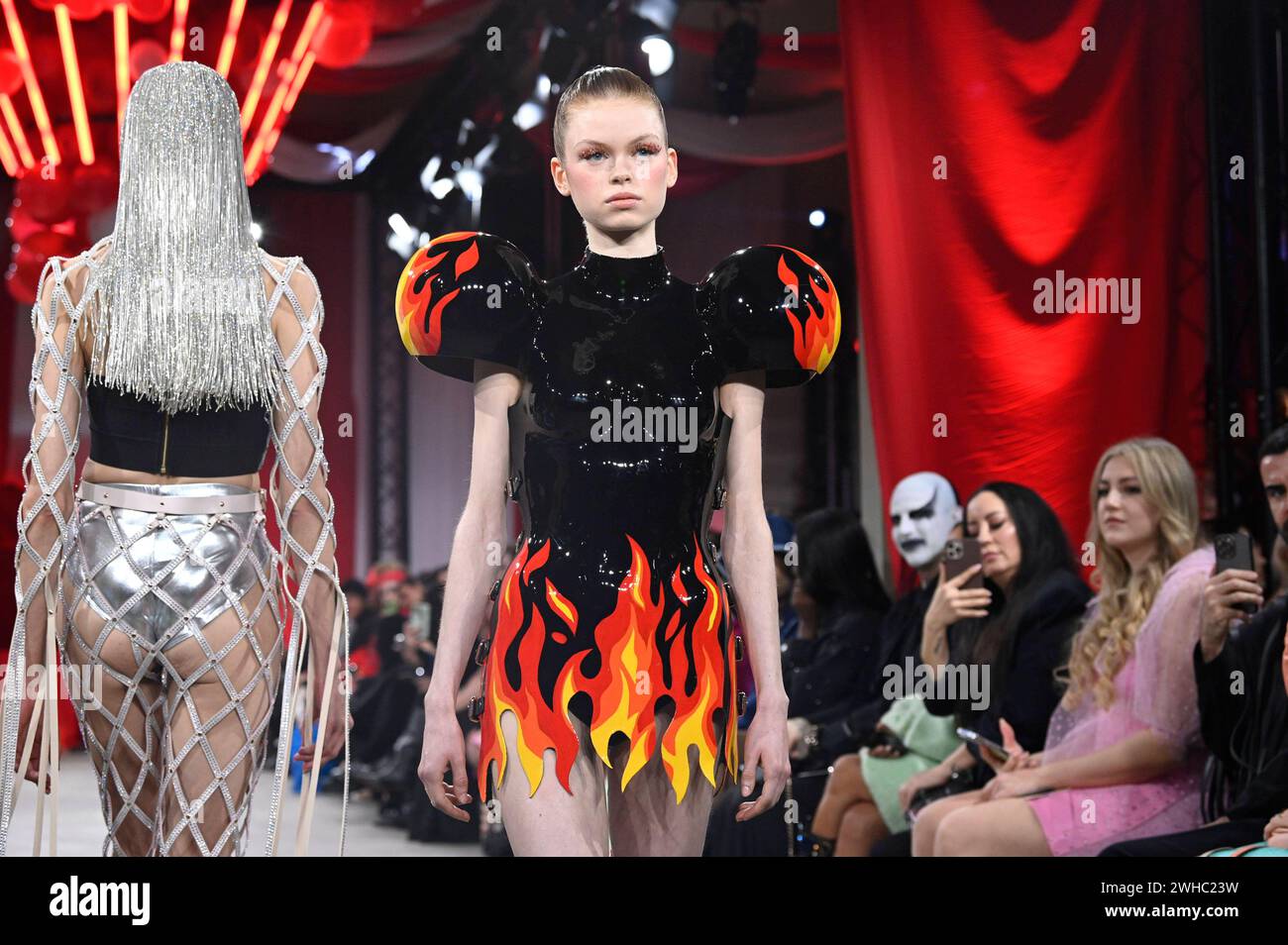 Model bei der Marina Hoermanseder Fashion Show auf der Berlin Fashion ...