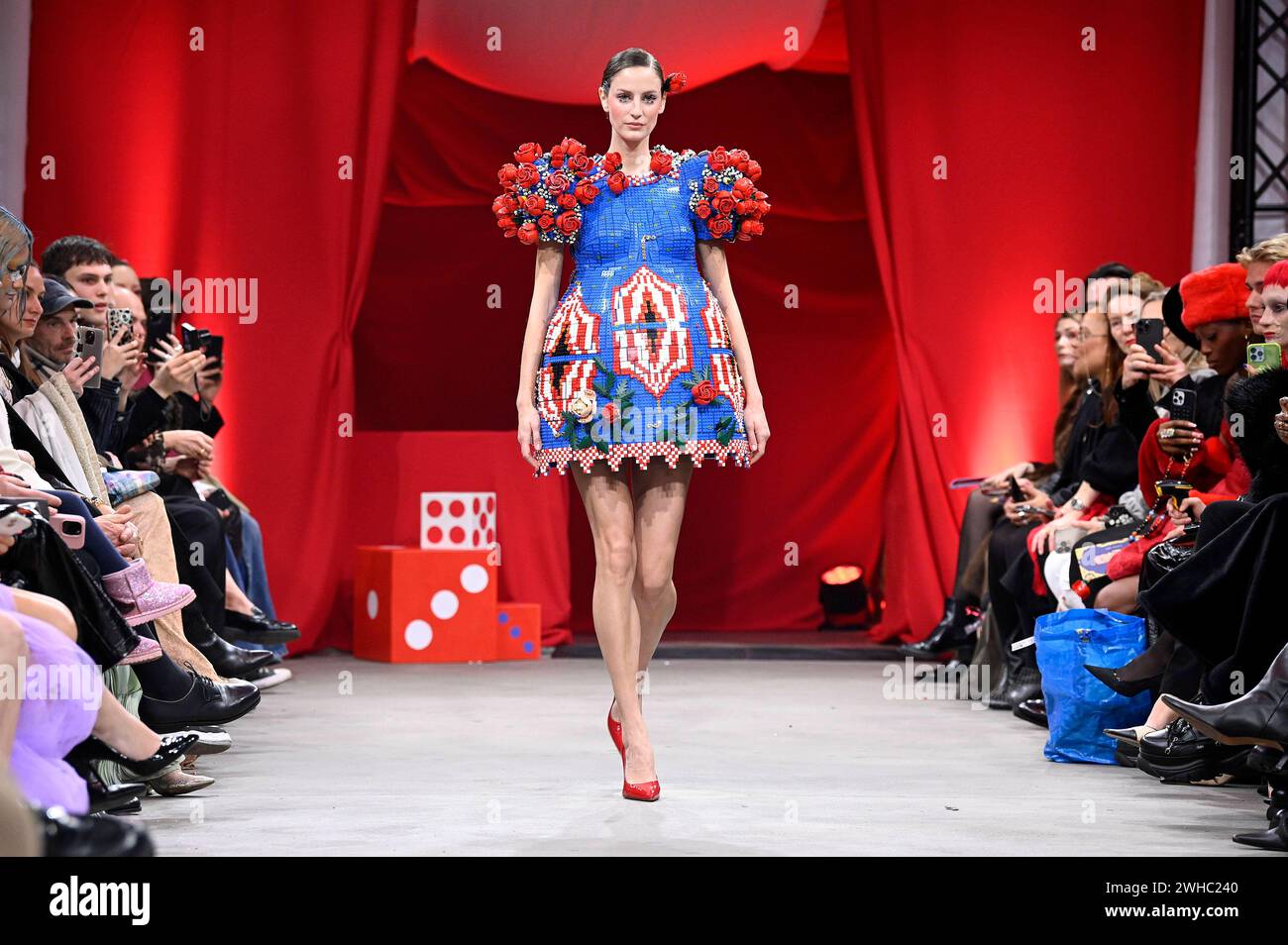 Model bei der Marina Hoermanseder Fashion Show auf der Berlin Fashion ...