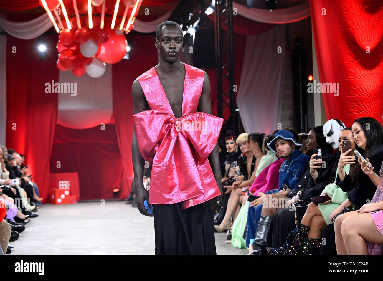 Model bei der Marina Hoermanseder Fashion Show auf der Berlin Fashion ...