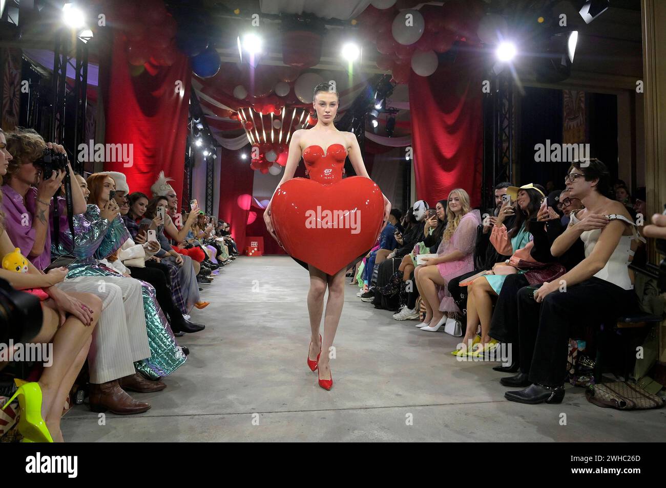 Model bei der Marina Hoermanseder Fashion Show auf der Berlin Fashion ...