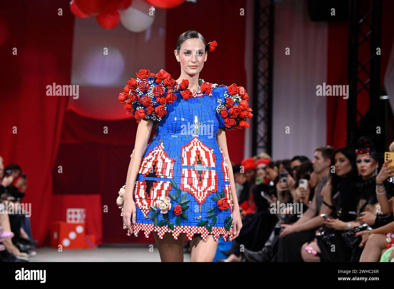 Model bei der Marina Hoermanseder Fashion Show auf der Berlin Fashion ...