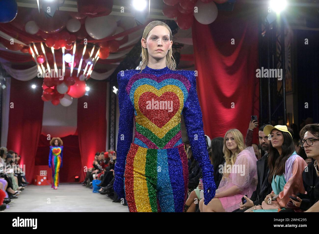 Model bei der Marina Hoermanseder Fashion Show auf der Berlin Fashion ...