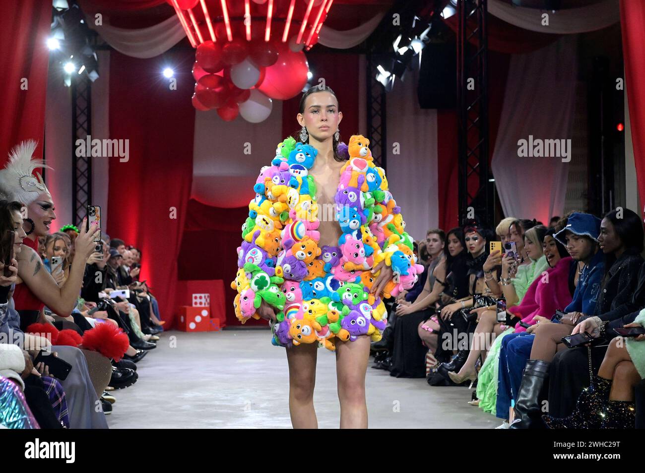 Model bei der Marina Hoermanseder Fashion Show auf der Berlin Fashion ...