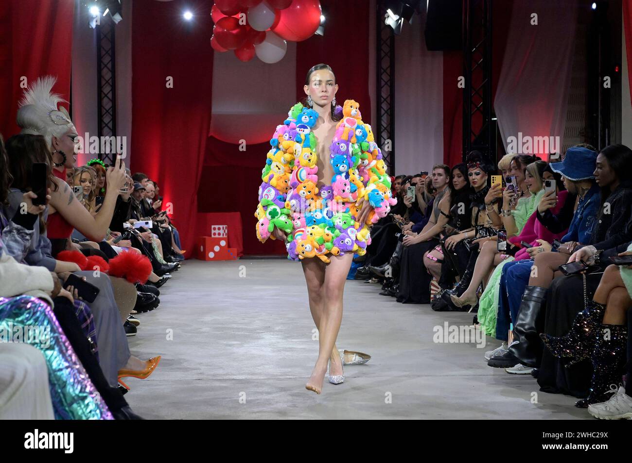 Model bei der Marina Hoermanseder Fashion Show auf der Berlin Fashion ...