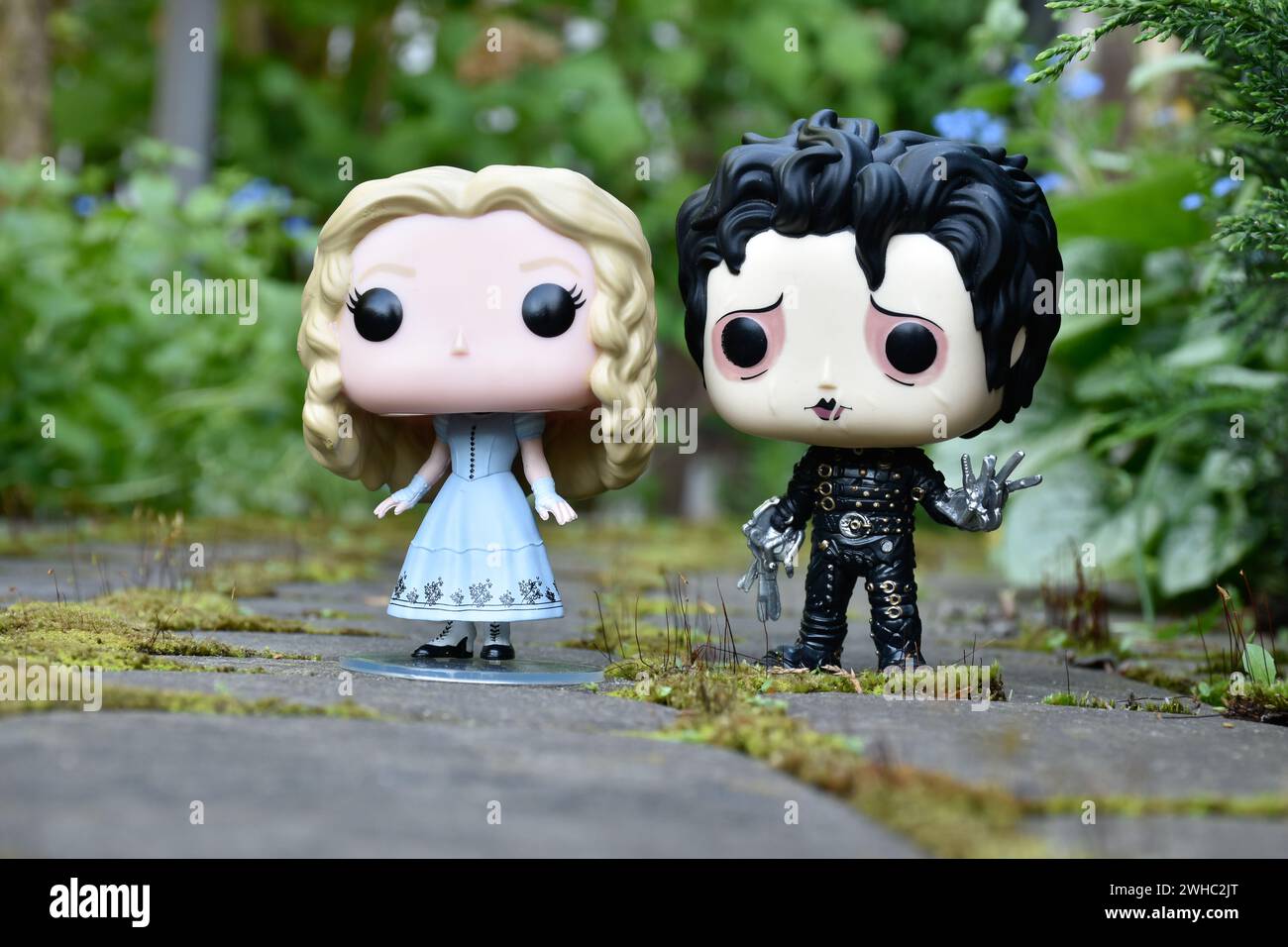 Funko Pop action figures of Alice in Wonderland and Edward Scissorhands ...