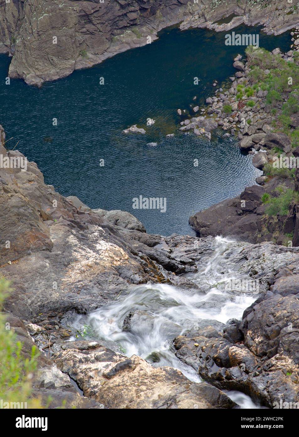 Waterfall looking down hi-res stock photography and images - Alamy