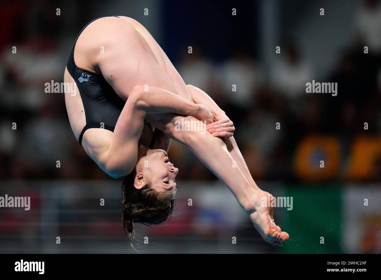 Maddison Keeney of Australia competes during the women's 3m springboard ...