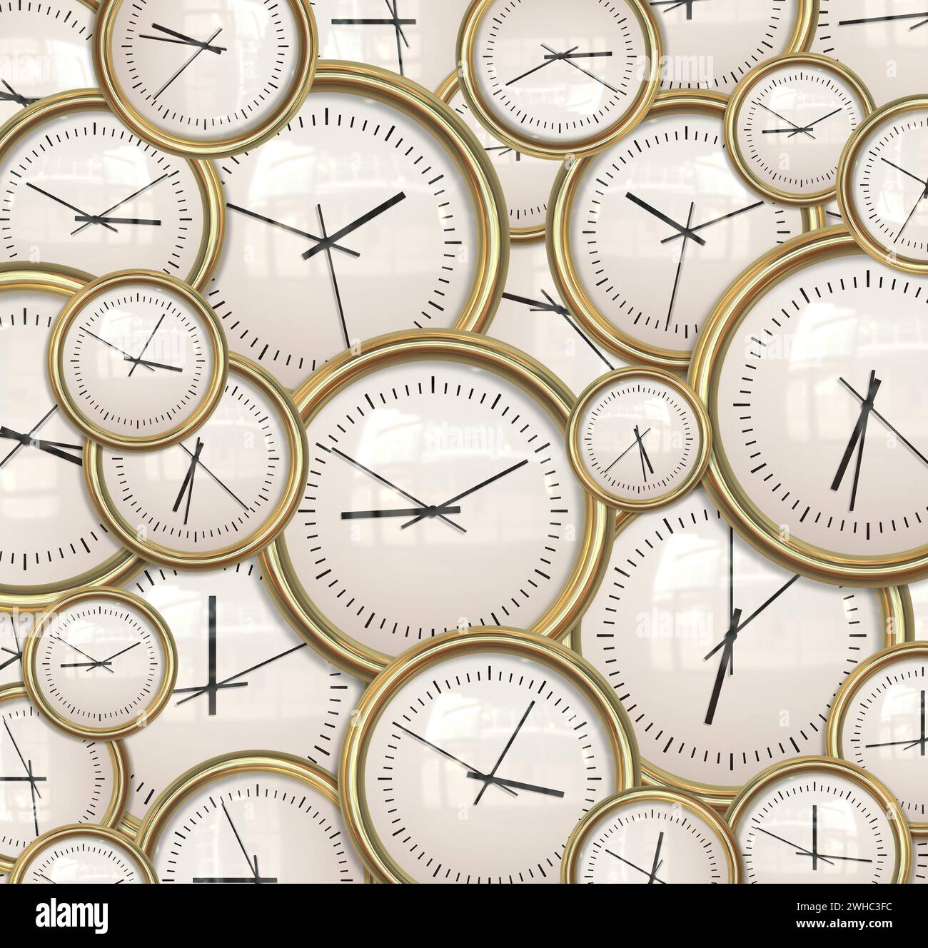 Clocks and time background Stock Photo - Alamy