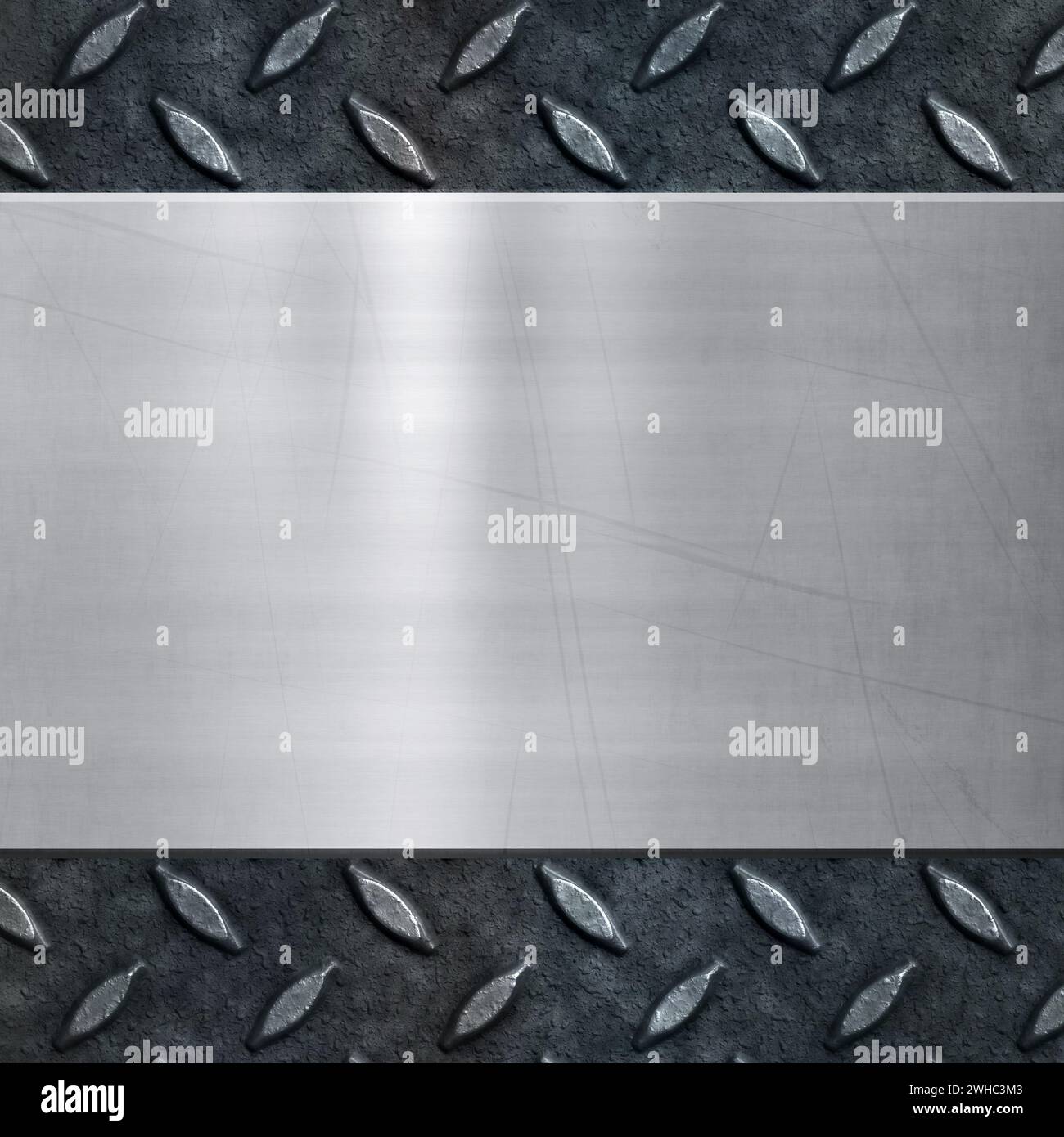Metal tread texture diamond hi-res stock photography and images - Alamy