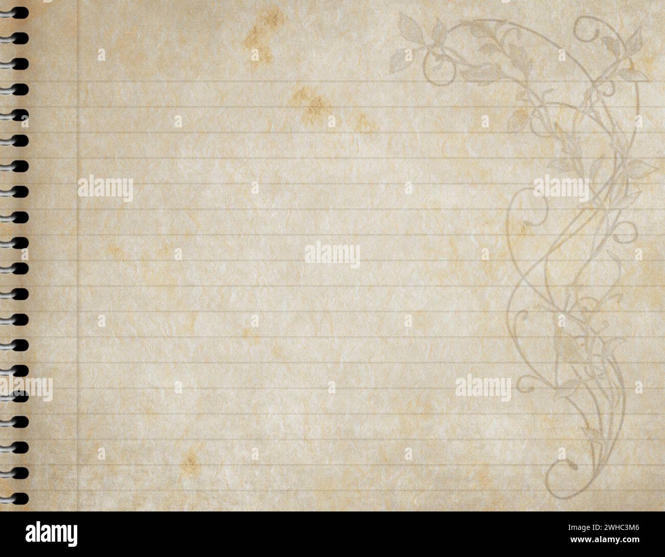 Spiral floral hi-res stock photography and images - Alamy