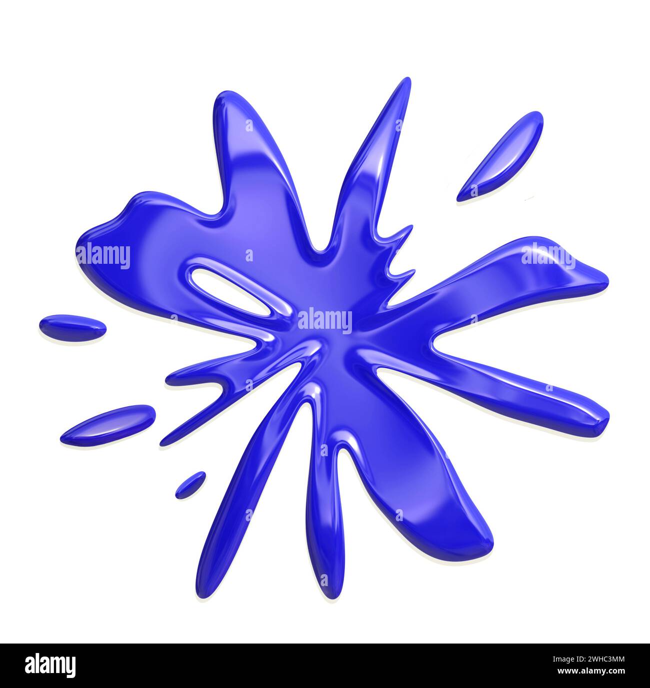 Blue paint splatter hi-res stock photography and images - Alamy