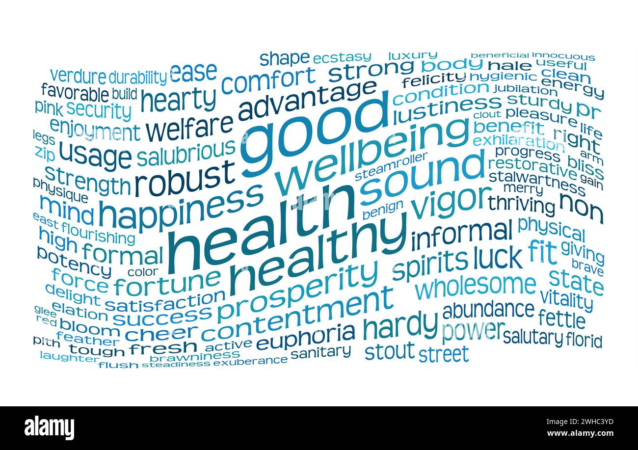 Good health concept Cut Out Stock Images & Pictures - Alamy