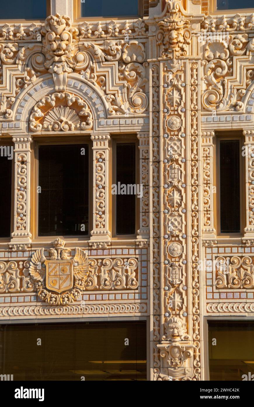 former Mincks-Adams Hotel, built 1928 using glazed terra-cotta ...
