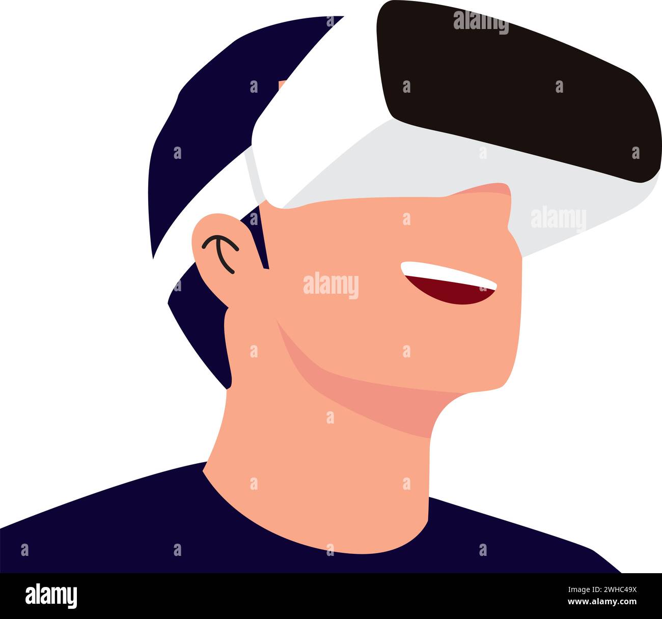 3d avatar male with glasses hi-res stock photography and images - Alamy