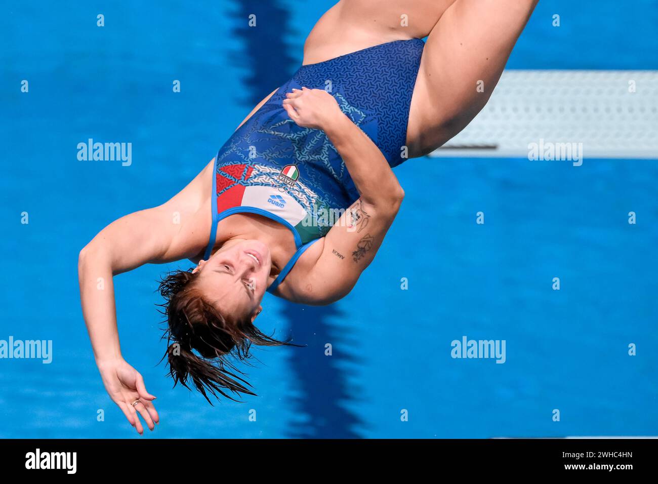 Doha, Qatar. 09th Feb, 2024. Chiara Pellacani of Italy competes in the ...