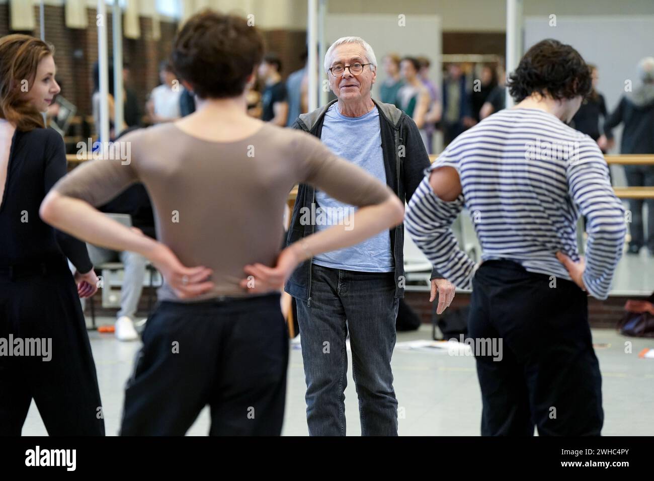 PRODUCTION - 09 February 2024, Hamburg: John Neumeier, Artistic ...