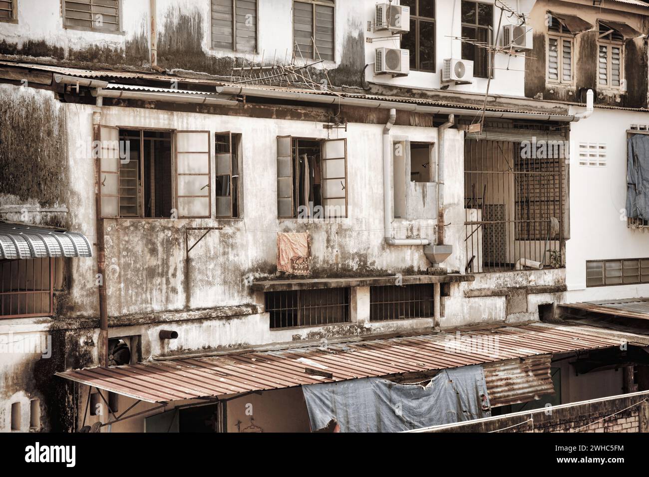 Old building in penang Stock Photo - Alamy