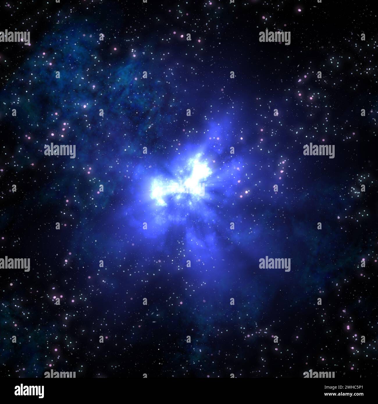 Exploding star in space hi-res stock photography and images - Alamy