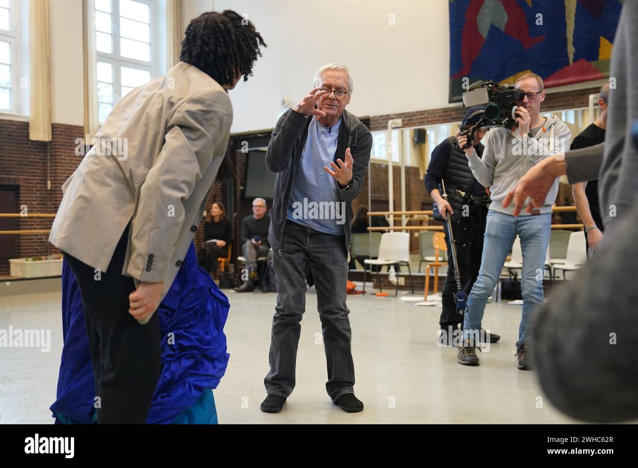 Hamburg, Germany. 09th Feb, 2024. John Neumeier (M), Artistic Director ...