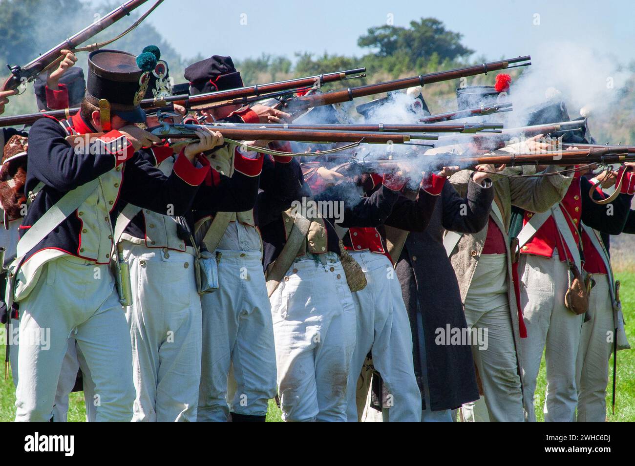 Napoleonic re-enactors, Festival of History 2004, Stoneleigh Park ...