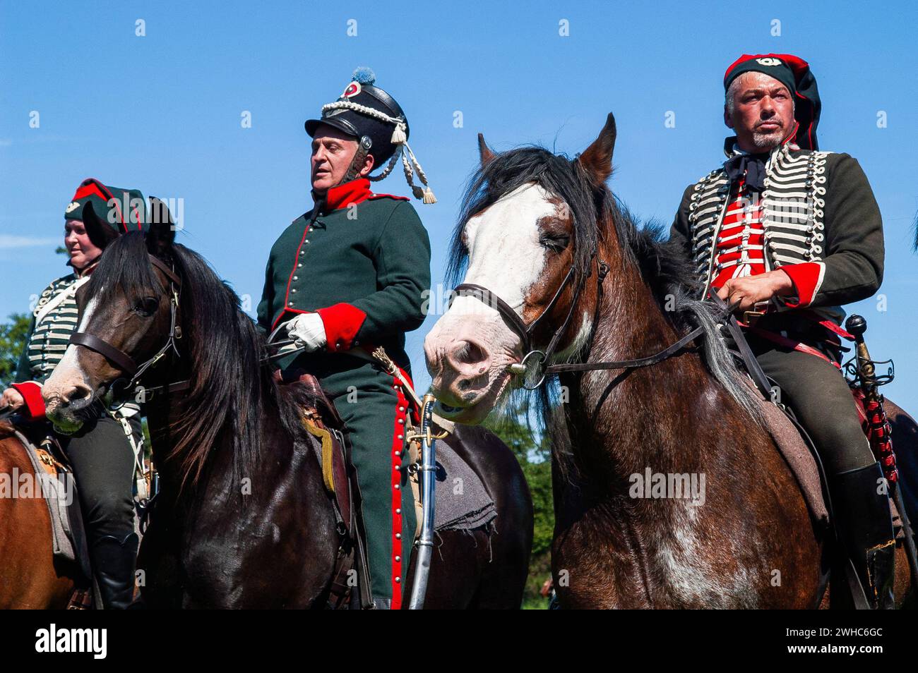 Napoleonic re-enactors, Festival of History 2004, Stoneleigh Park ...
