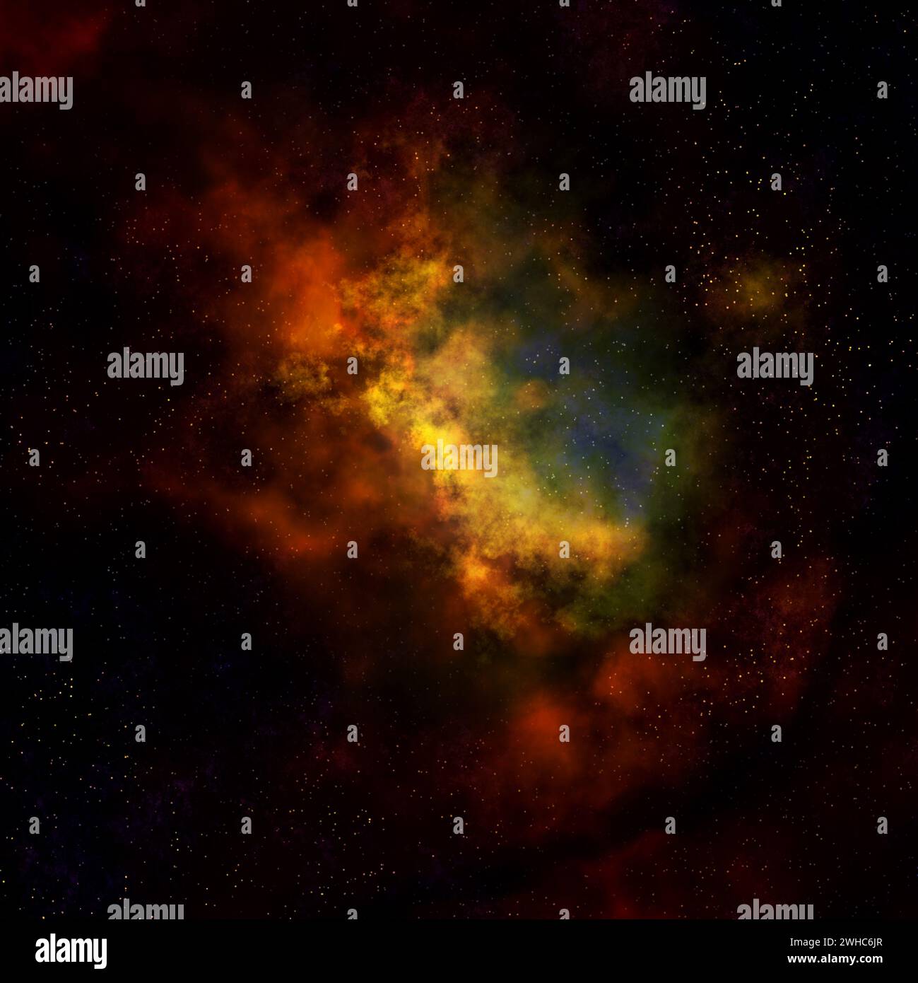 Nebula cloud in outer space Stock Photo - Alamy