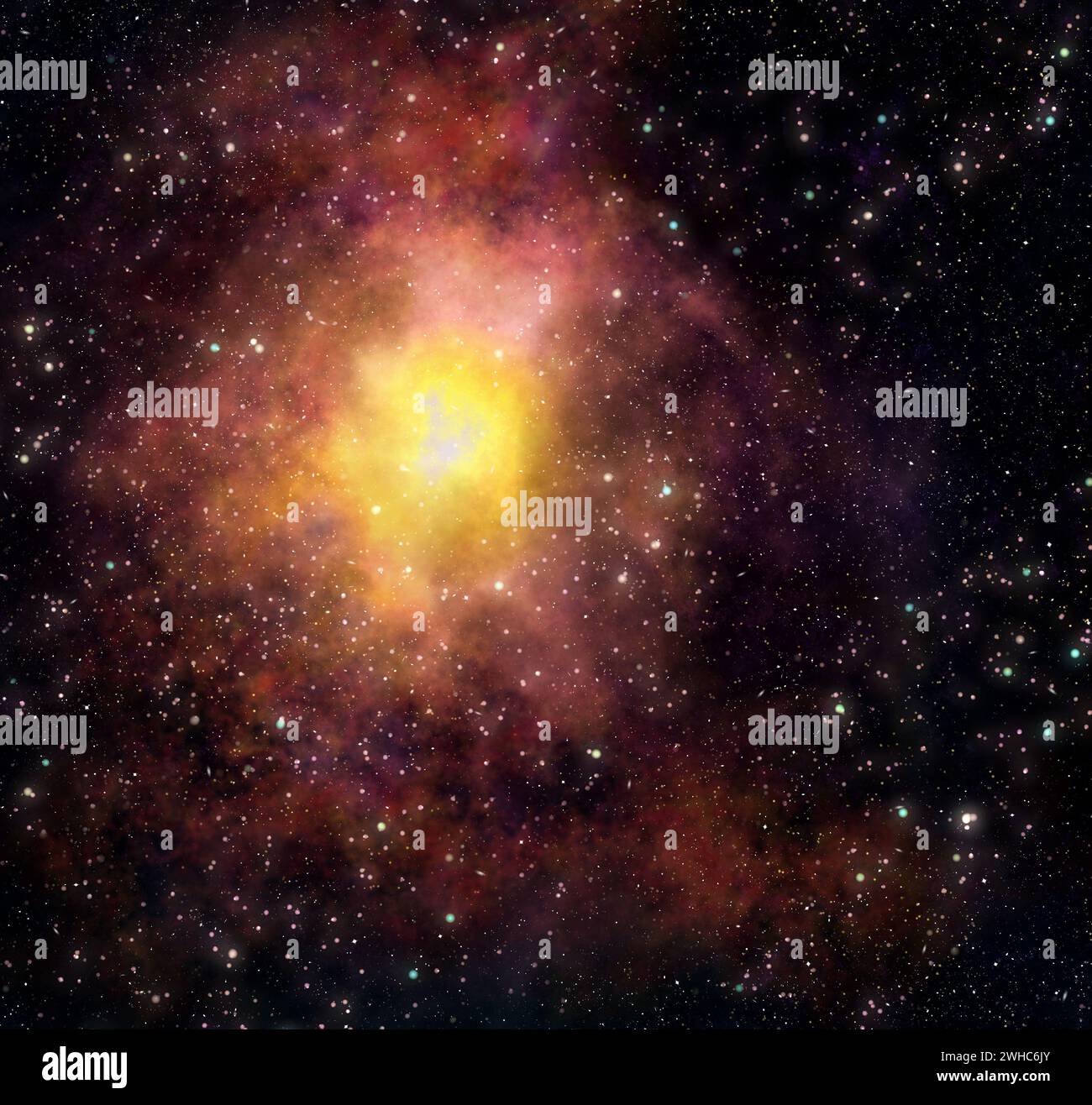 Galaxy in deep space nebula hi-res stock photography and images - Alamy