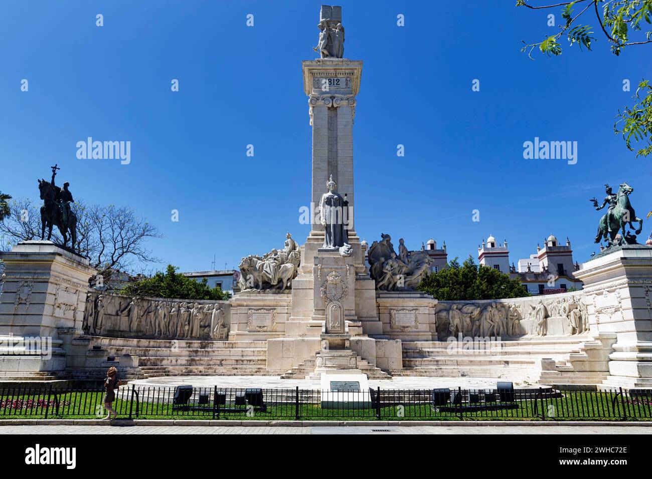 Monumental memorial to the Constitution of Cadiz 1812, Cadiz, Spain ...