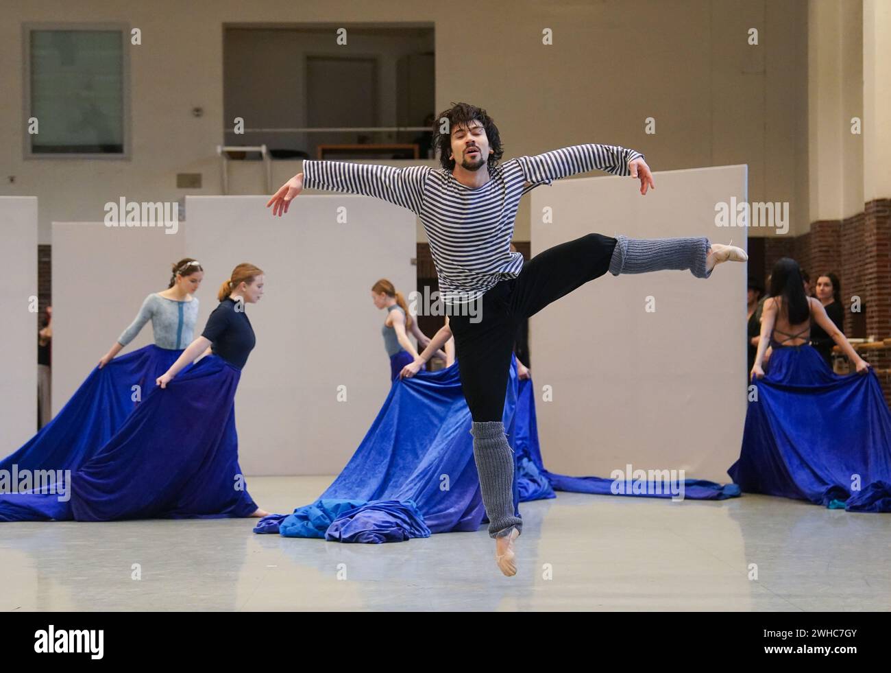 Hamburg, Germany. 09th Feb, 2024. Dancer Alexandr Trusch as Odysseus ...