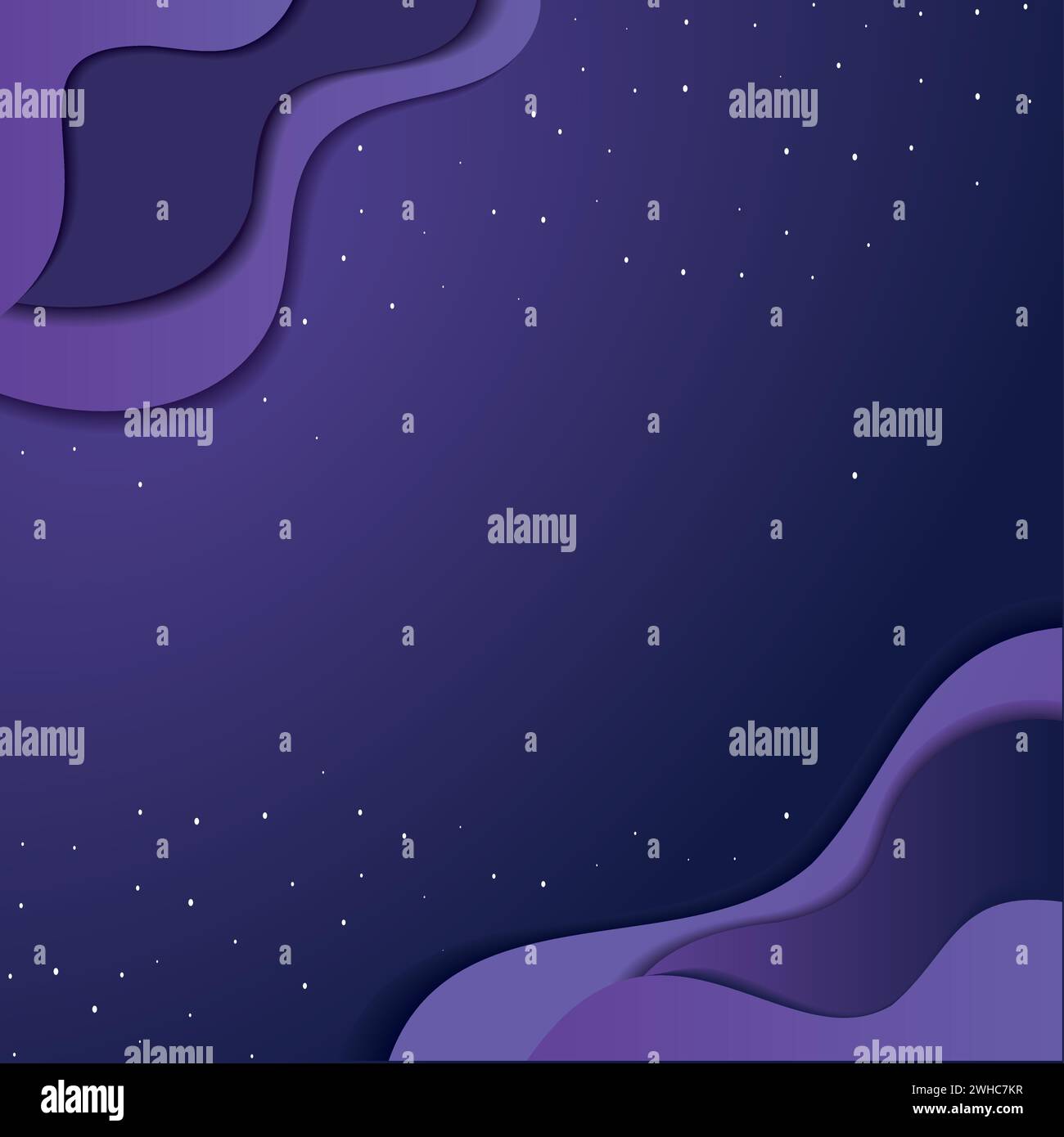 Colored space background paper art style Vector Stock Vector Image ...