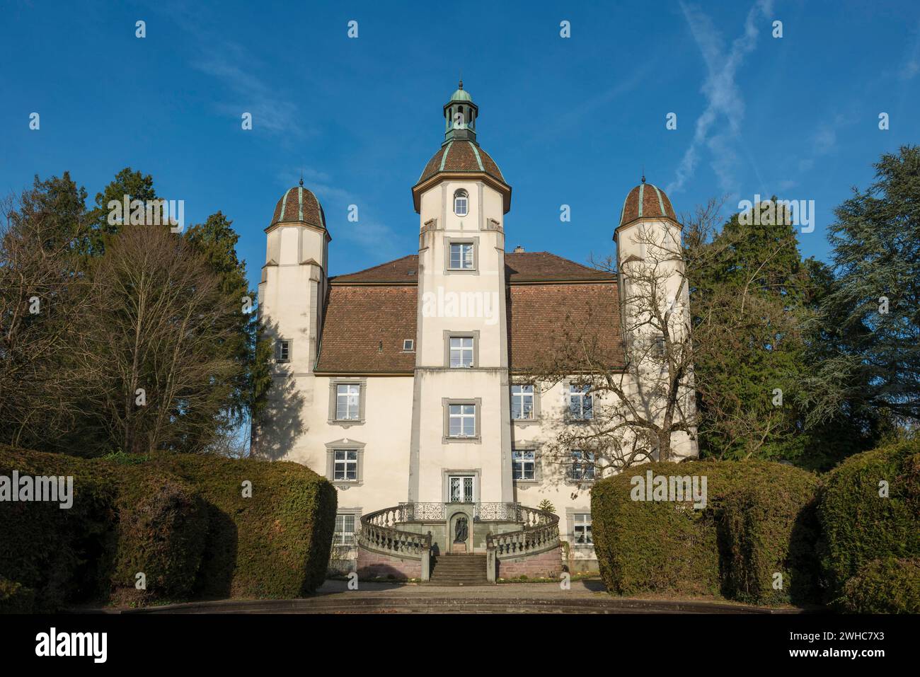 Schoenau Castle, Bad Saeckingen, Hochrhein, Rhine, Black Forest, Baden ...