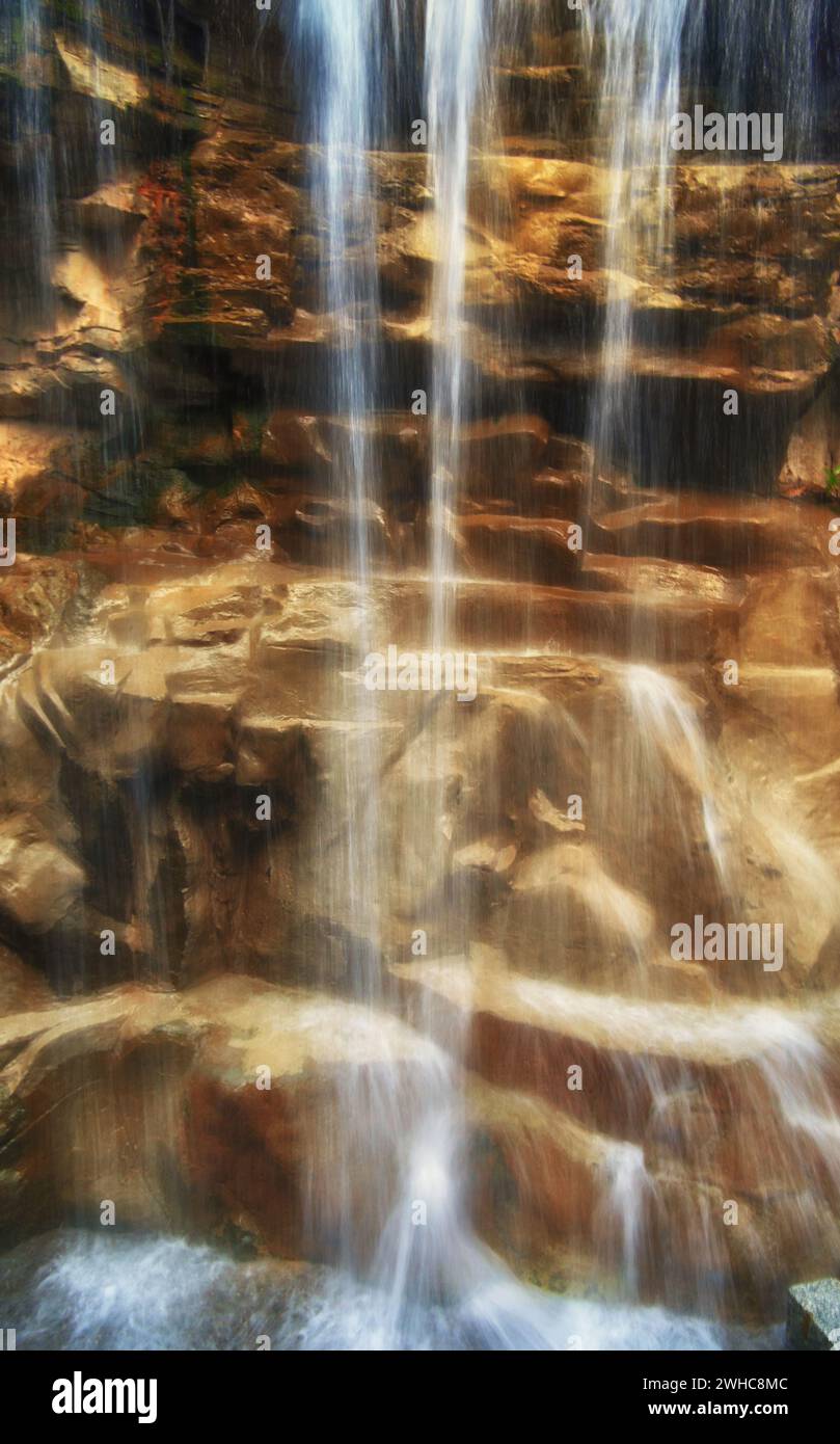 Waterfall over rocks hi-res stock photography and images - Alamy