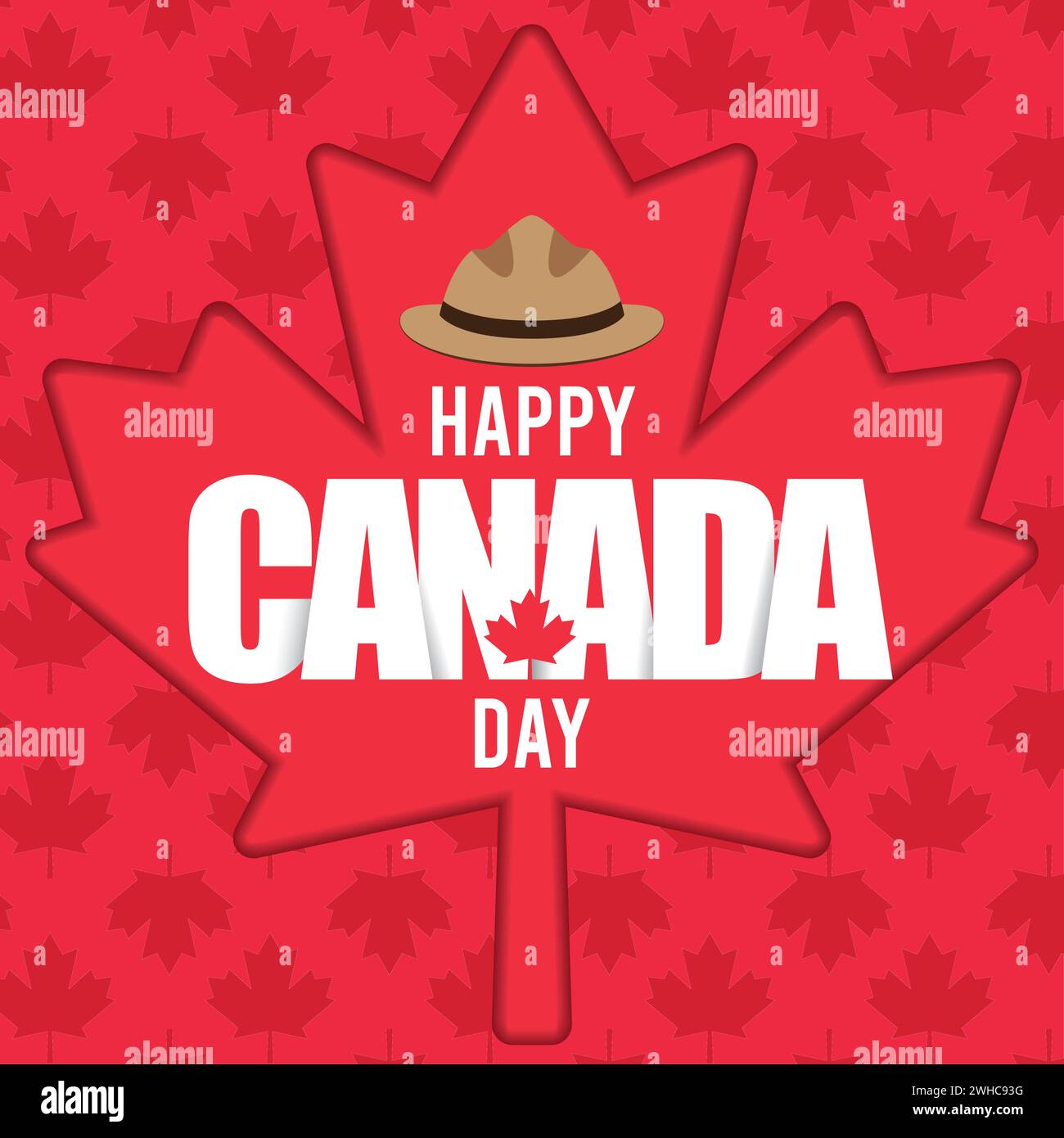 Colored canada day template poster Vector Stock Vector Image & Art - Alamy