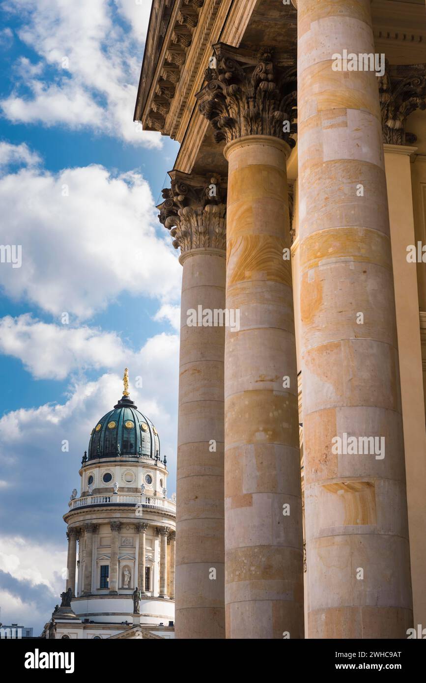 Gendarmenmarkt, German Cathedral, concert hall, centre, columns ...