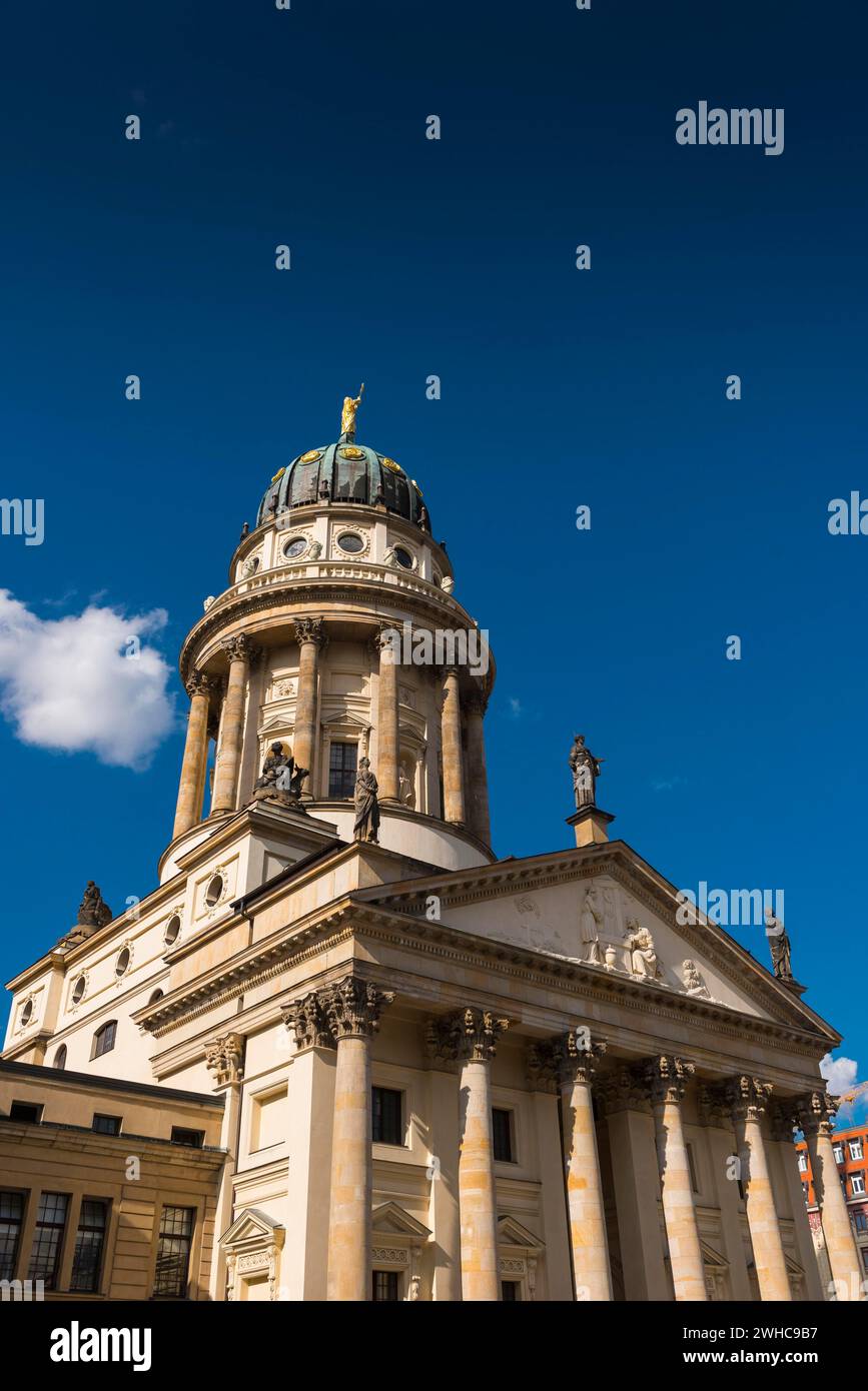Gendarmenmarkt, German Cathedral, Mitte, columns, building, church ...