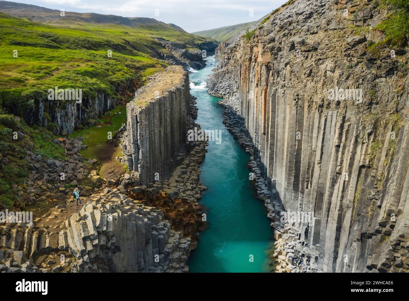 Studlagil basalt canyon, Iceland. One of the most epic and wonderfull ...