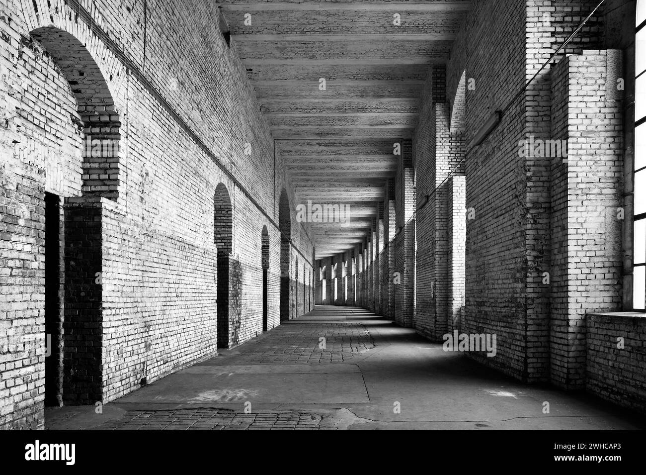 Unfinished colonnade of the Nazi Congress Hall, 1943, Documentation ...